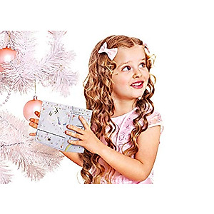 Musical Jewelry Box for Little Girls with 3 Drawers and Jewelry Set with Spinning Unicorn and Rainbow Butterfly Design - Beautiful Dream Tune Purple