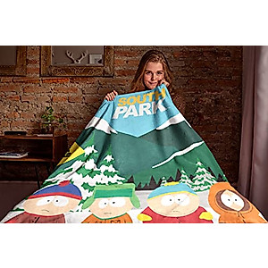 INTIMO South Park Stan Marsh Kyle Broflovski Cartman Kenny McCormick Show Throw Blanket