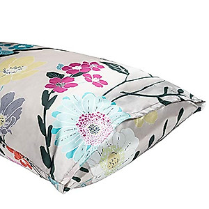 Neptten Satin Pillowcase for Hair and Skin. Wrinkle, Fade Resistant. Satin Pillowcases Standard Size Set of 2. Satin Pillow Cases for Women. Silky Floral Pillow Covers with Envelope Closure 20x26