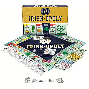 Late for The Sky University of Notre Dame Monopoly
