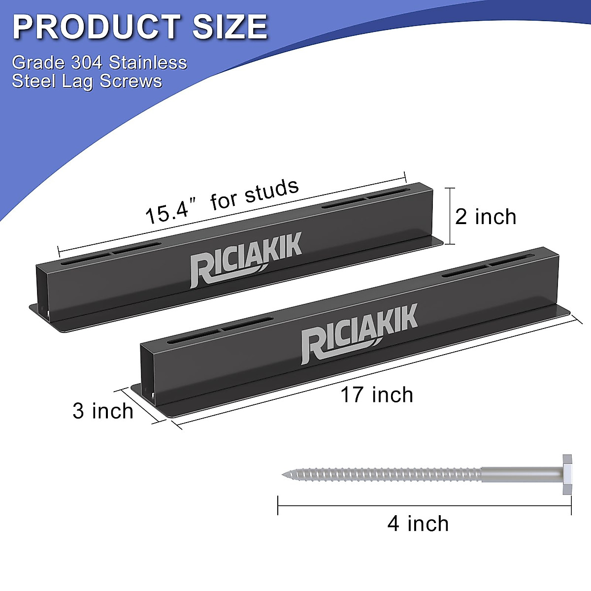 Overhead Garage Storage Rack, Ceiling Racks for Utility Bins, Heavy Duty Ceiling Storage Racks, Storage Bins Organization Ceiling Rack Storage Rails System (5 Pack for 4 Bins, Bins are Not Included)