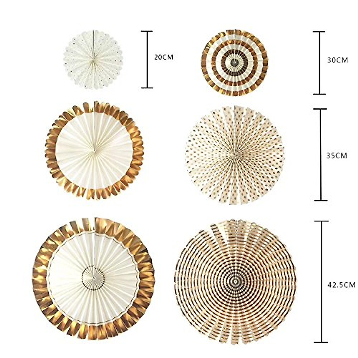 Monkey Home 20pcs of Tissue Paper Fans,Happy Birthday Banner Party Decorations Circle Dots,Paper Garland Tissue Paper Tassel for First Birthday Baby Shower Supplies (Rose Gold,Light Purple Theme)