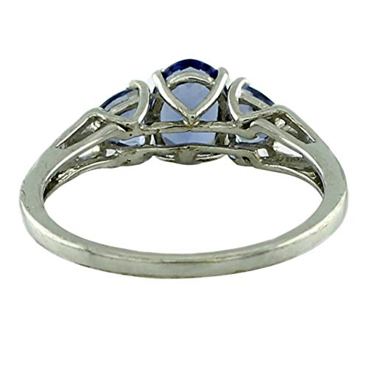 Carillon Tanzanite Oval Shape 7x5MM Natural Earth Mined Gemstone 925 Sterling Silver Ring Unique Jewelry for Women & Men