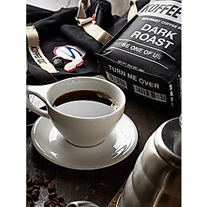 Koffee Kult Dark Roast Whole Bean Coffee - Small Batch Gourmet Aromatic Artisan Blend 100% Arabica Coffee Beans Organically Sourced (Dark Roast, 32oz)