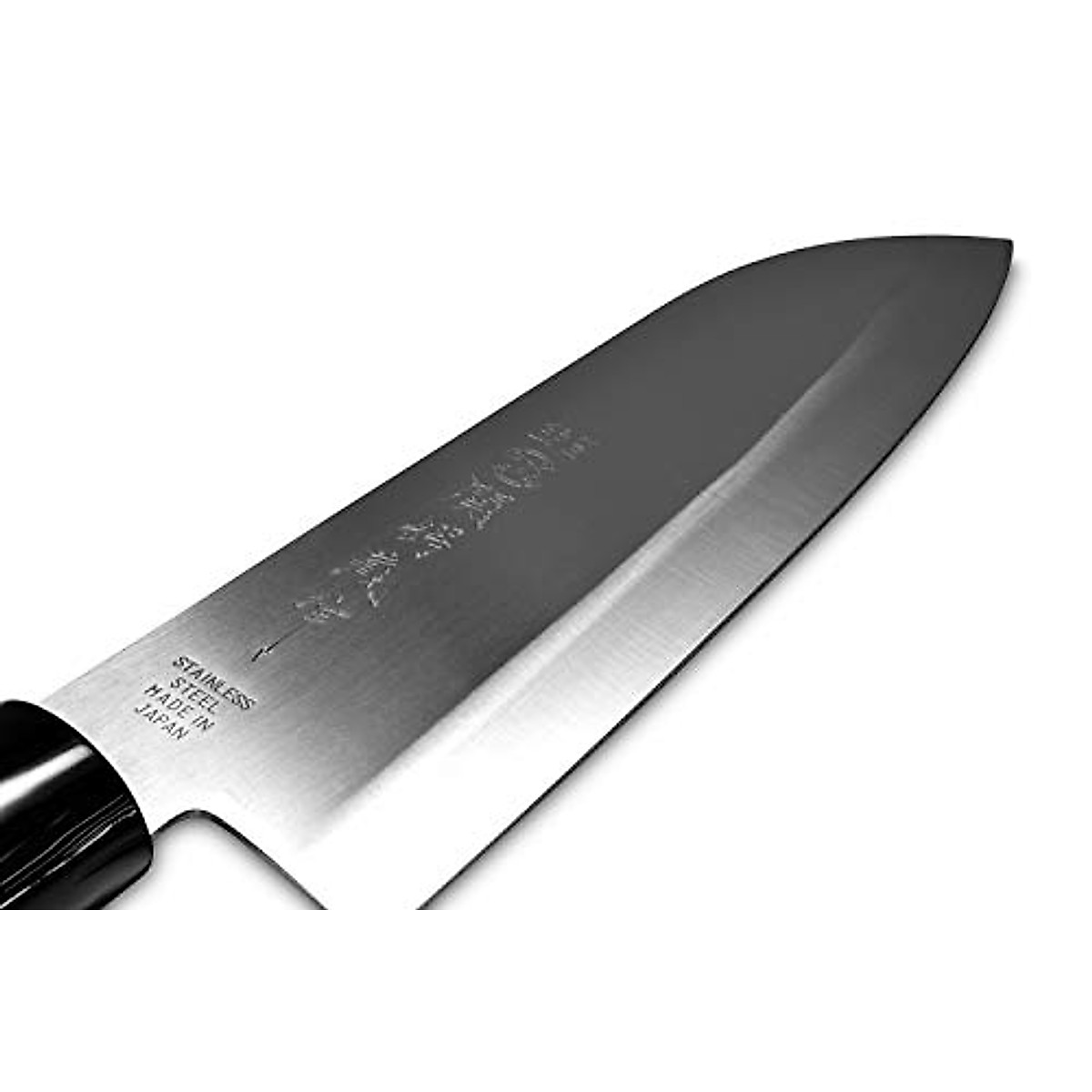 Seki Japan TSUBAZO Japanese Utility Chef Kitchen Knife, Stainless Steel Santoku Knife, Shiraki Handle, 170 mm (6.7 in)