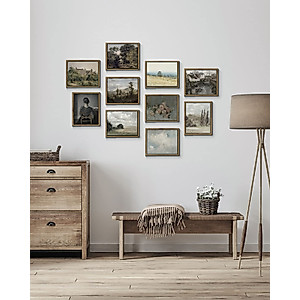 InSimSea Framed Wall Art Home Decor Classical Oil Painting Roses Canvas Prints Wall Decorations Home Office Bathroom Decor 8x10in/20x25cm