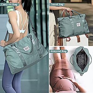 VECAVE Weekender Bags for Women,Carry on Bag,Overnight Bag with Trolley Sleeve,Sports Tote Gym Bag,Travel bag for Women…