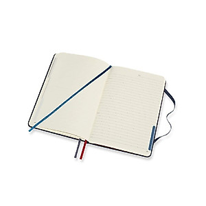 Moleskine Voyageur Notebook, Hard Cover, Medium (4.5" x 7") Ocean Blue, 208 Pages