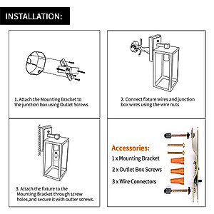CINOTON Dusk to Dawn Outdoor Wall Sconce, Black Waterproof Outdoor Light Fixtures Wall Mount, Photocell Sensor Porch Lights, Wall Lantern, E26 Exterior Wall Lamp Lighting Fixture for Garage, Doorway