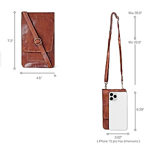 Small Leather Crossbody Bags for Women - Sling Bag for Women - Cell Phone & Card Holder - Women's Wallet Purse
