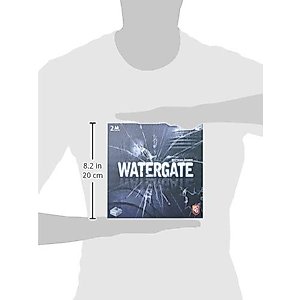 Capstone Games: Watergate, Strategy Board Game, History of Watergate Included with Game, 2-Player Game of The Year 2019, Ages 12 and Up, Cover Color May Vary