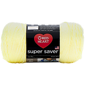 Red Heart Super Saver Yarn (3-Pack) Pale Yellow E300-322