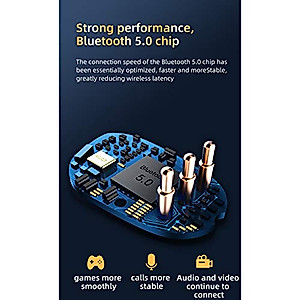 TBIIEXFL 5.0 Earphone 9D Stereo Headphone Earbuds Noise Cancelling Sports Headset with Microphone (Color : D)