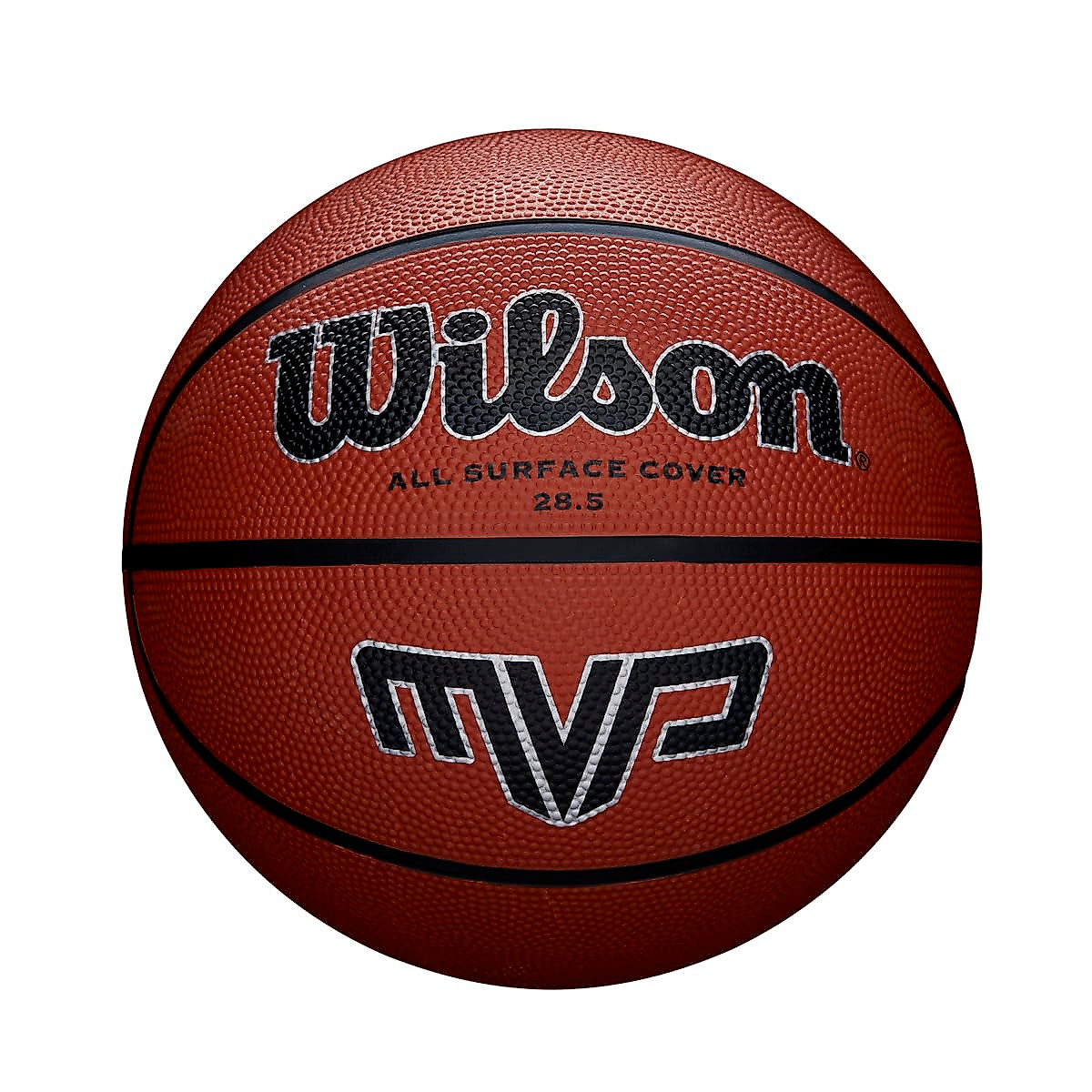 Wilson Unisex' s MVP Basketball, Orange, 7