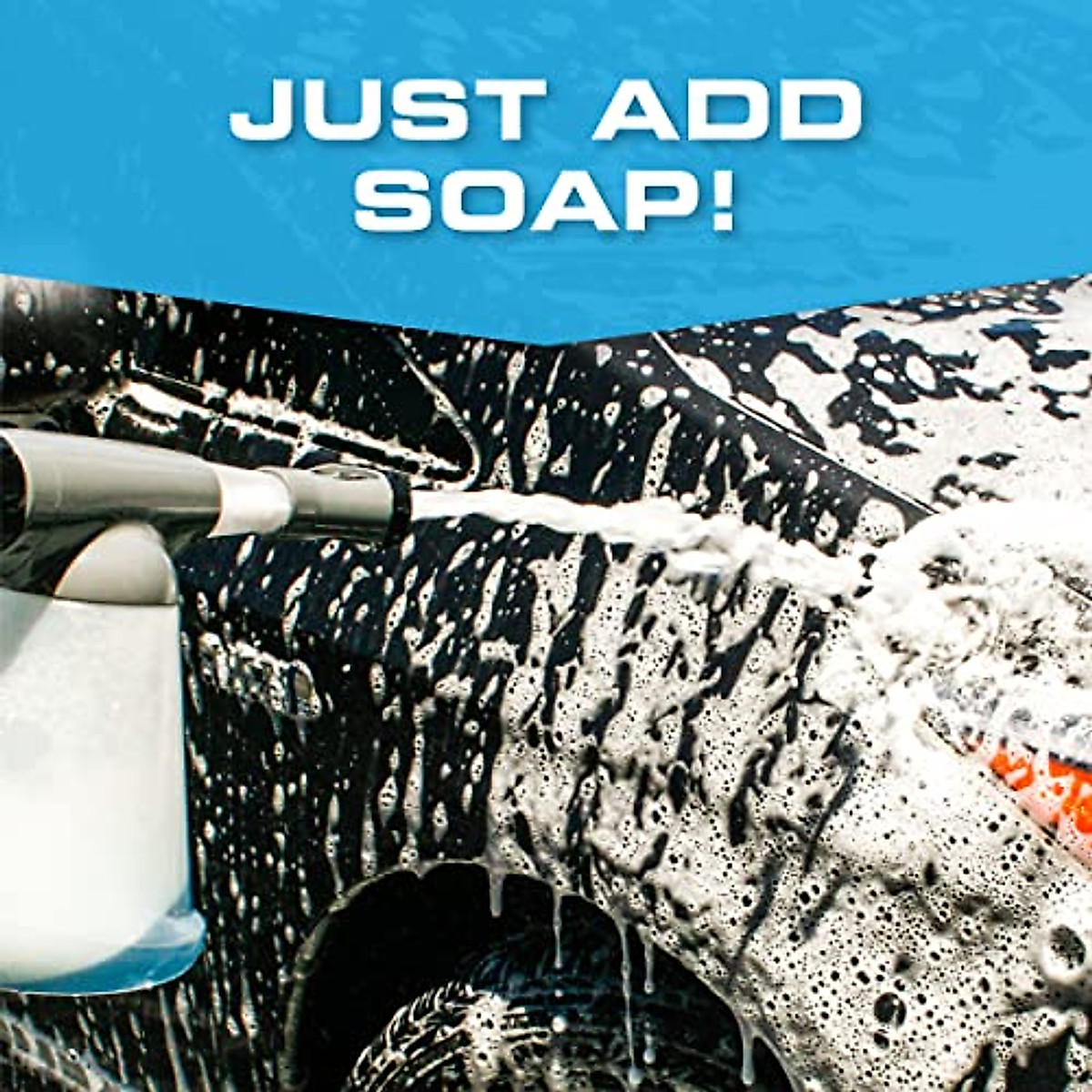 Carrand 92230 Suds-N-Spray Foaming Wash System, Black