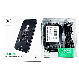 DroneMobile X1 LTE Module Locate and Start Your car by Smartphone or smartwatch with Sound of Tri-State Lanyard Bundle