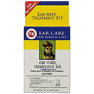 Miracle Care by Miraclecorp/Gimborn R-7M 1-Ounce with Bonus 1-Ounce Ear Mite Treatsment Kit for Dogs and Cats