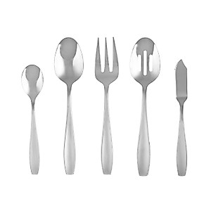 Cambridge Silversmiths Tyrus Satin Mirror 89-Piece Flatware Set