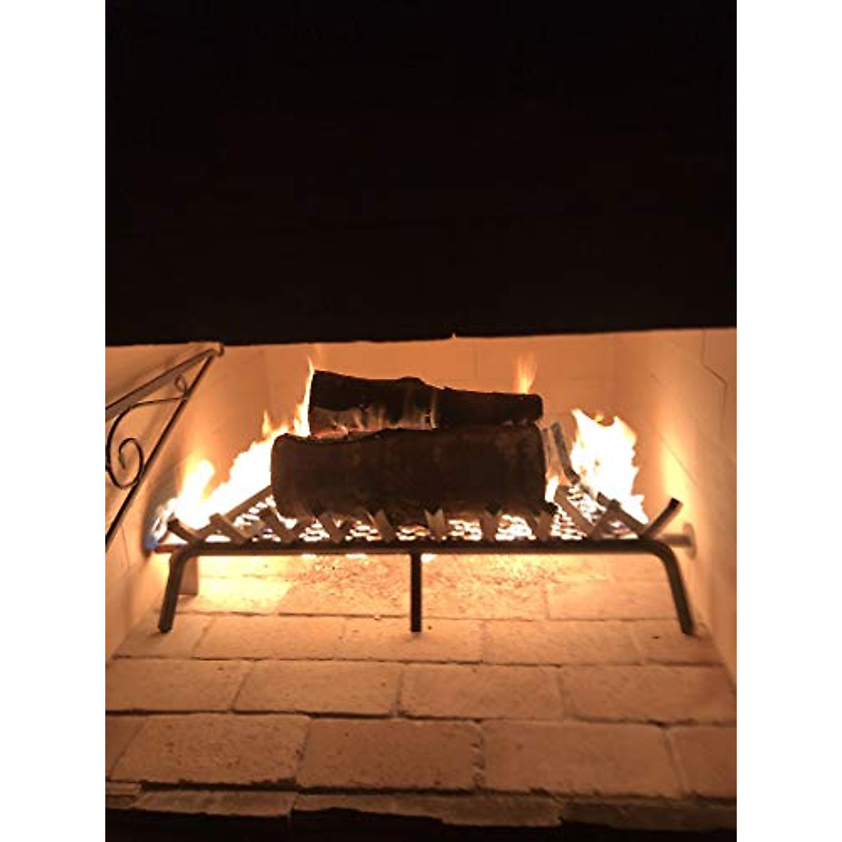 EasyFirePits 12 Inch Stainless Steel Lifetime Warranted Gas Fireplace Replacement Burner Straight END-FED Gas Log Lighter