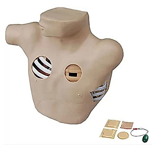SHENGANG Model Medical Teaching of Thoracic Puncture and Drainage,Pneumothorax Fluid Closed Thoracic Treatment Model,Anatomical Drilling Training Model