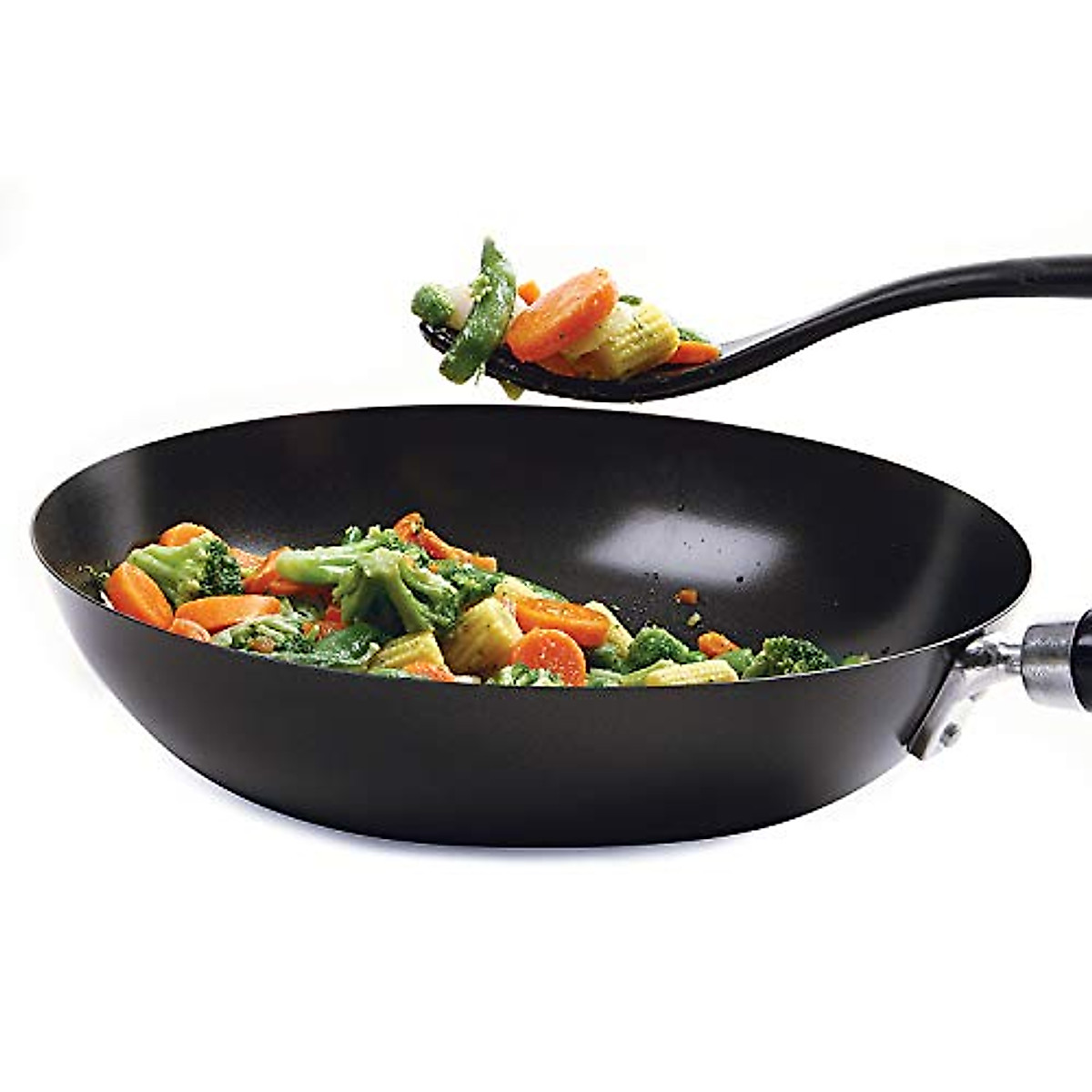 Norpro 1728 Grip-EZ Fiskie, 11 Inch, The Ultimate Fork-and-Whisk Combo, One Size, Black