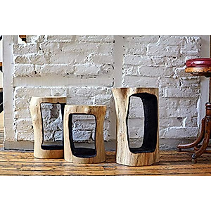 Book Shelfs, Set Of Three Coffee Tables, Wooden End Tables, Book Stand, Rustic Dorm Decor