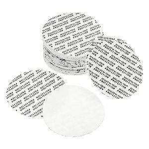 PATIKIL 51mm/2.01" Foam Lid Liner, 50Pack PS Foam Resistant Tamper Pressure Sensitive Seal for Bottle Cap Liners Seals