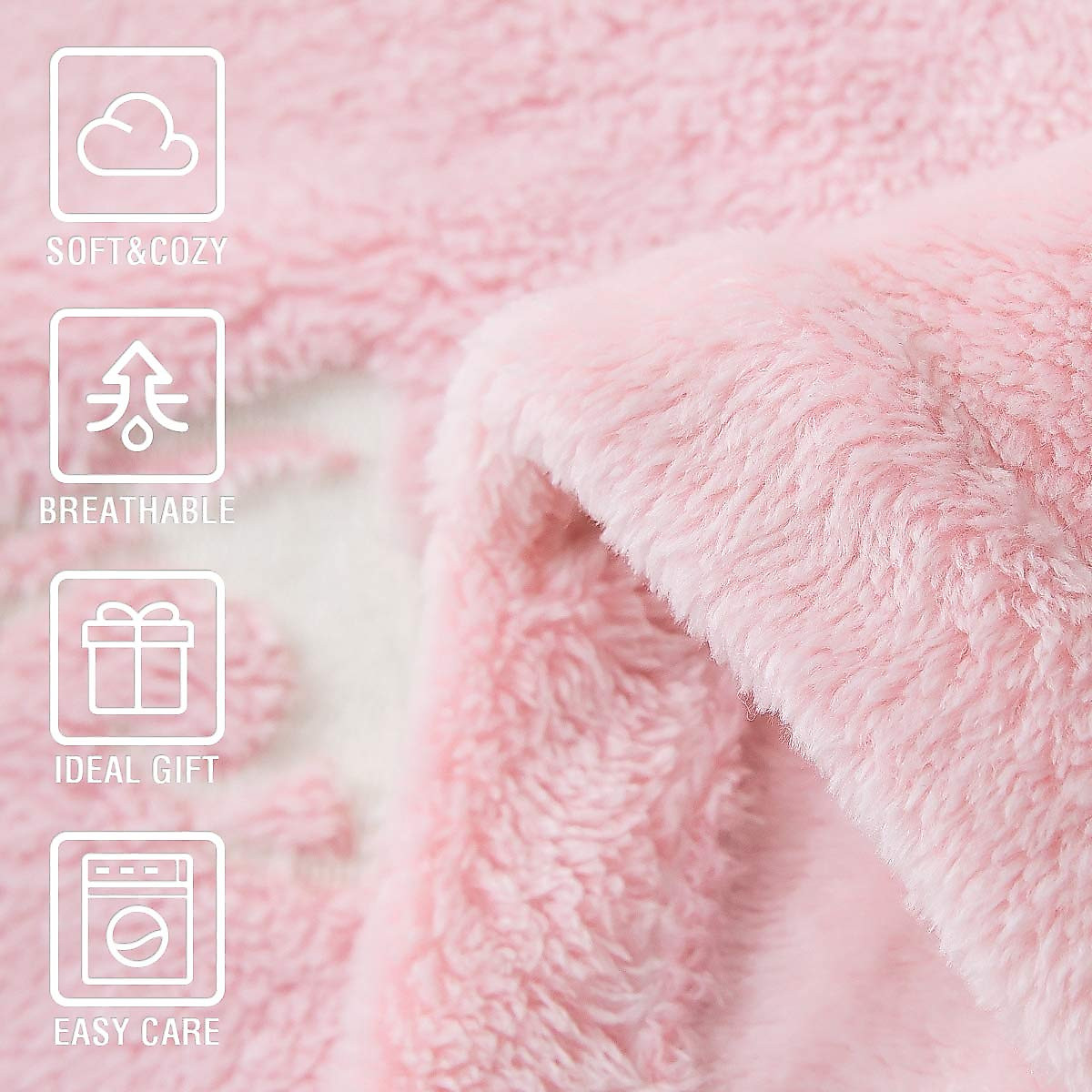 jinchan Glow in The Dark Throw Blanket Cat Pattern 40"x60" Soft Fleece Blanket for Couch Bed Decor Birthday Holiday Kids Boys Girls Blue