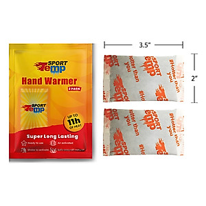 Hand Warmers (45 Pairs) - Up to 11 Hours of Heat, Super Long Lasting - Easy, All Natural - Air Activated, for Body, Hands & Toes - Odorless Hot Hand Warmer - Sport Temp