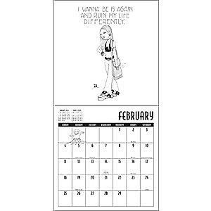 Mary EngelDark 2024 Wall Calendar