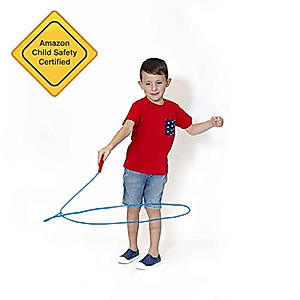 Western Stage Props Children’s Cowboy Kiddie Trick Rope Lasso Pre-Tied | Ages 4-10| White|