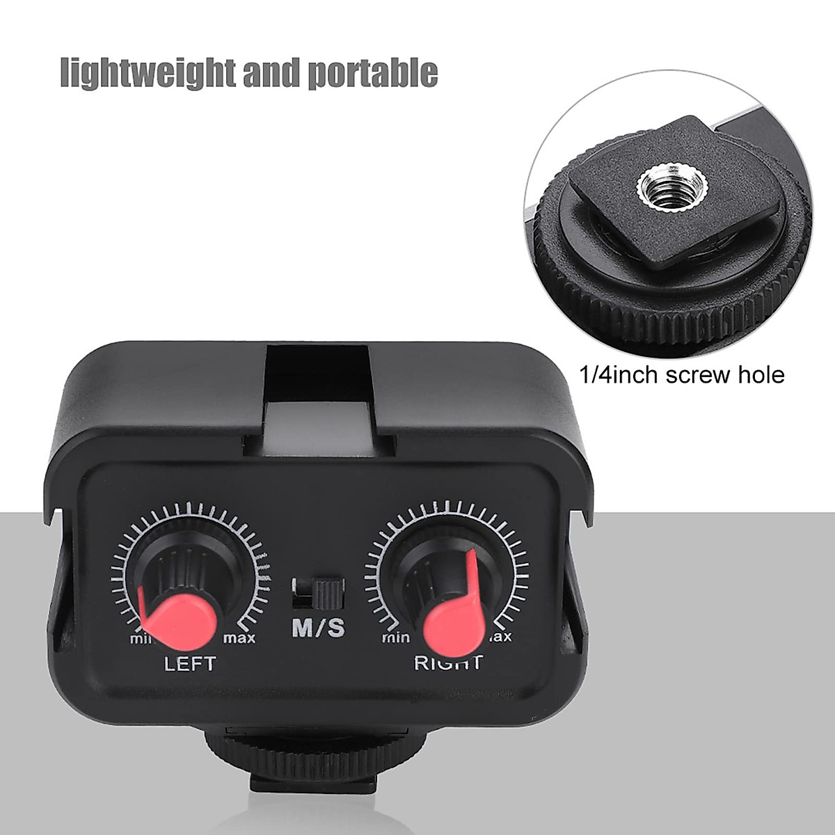 Camera Mixer Dslr Mixer o Camera Mixer o Camera Mixer WSV2 2 Channel Universal Microphone o Adapter Mixer with 3.5mm Inputs for DSLR Cameras