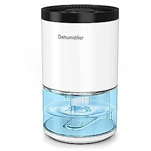 Lafhome Dehumidifier 35oz Small Dehumidifiers for Home 2200 Cubic Feet (220 sq ft) with 7 Colorful LED Light, Portable Quiet Mini Dehumidifier with Auto-Off for Bathroom, Bedroom, Basements, RV