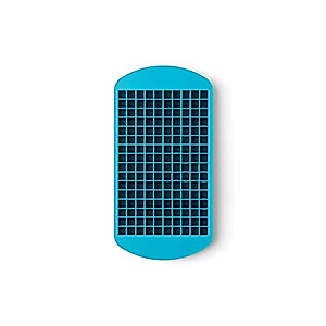 Houdini Crushed Ice Cubes Tray, Produces 160 Mini Cubes, Blue
