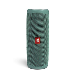 JBL FLIP 5 Waterproof Portable Bluetooth Speaker Made from 100% Recycled Plastic - Green (Renewed)