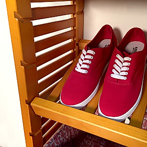 Stand Alone Tower with Adjustable Shelves Finish: Honey Maple