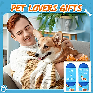 sockfun Funny Corgi Gifts for Corgi Lovers, Novelty Corgi Socks Women Men Stocking Stuffers for Mom Dad