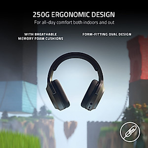 Razer Barracuda X Wireless Multi-Platform Gaming and Mobile Headset: 250g Ergonomic Design (Renewed)