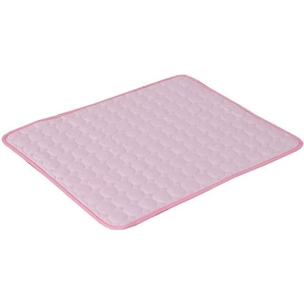 BUNGAA Lobster Clasp,Jewellery Clasps, Dog Cooling Mat Large and Washable Pet Beds Ice Pad Sofa House Puppy Couch Kennel Pet Supplies Cat Hammock Dog Accessories (Color : Pink, Size : M 60x50cm)