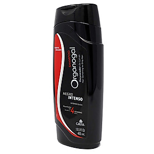 ORGANOGAL Grisi Shampoo, Cleansing Darkening Shampoo with Cactus Extract, Assists with the Reversal of Grey Hair, 2-Pack of 13.5 FL Oz, Bottles, White