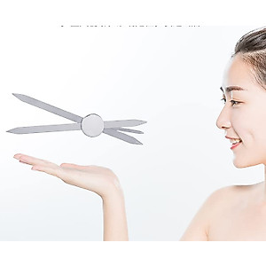 Microblading Compass Ruler Eyebrow Positioning Balance Tattoo Golden Ratio Ruler Measurement Stencil Tools (Black)