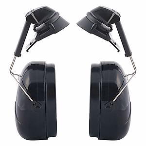 Trend Clip-On Ear Defenders for the Trend Airshield Pro and Air Pro Max, AIR/P/6A,Black