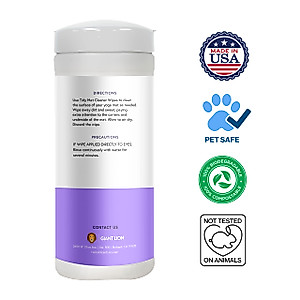 Tidy Mat Yoga Cleaner Wipes – White Lavender Scent, 30 Count