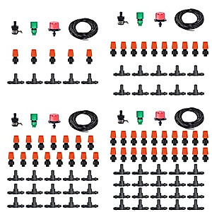 beertoy 1 Set Self-Priming Misting Cooling System Multifunction Watering Supplies for Gardening Lover Garden Planting Supplies Garden misting System