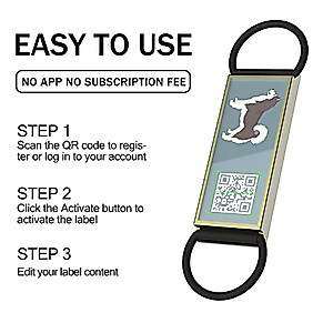 DISONTAG QR Code Dog Tags Personalized Dog Tags, Slide-On Dog ID Tag Custom Dog Pet Tags, Online Pet Page Prevent Lost/Modifiable Alaskan Malamute Alaskan Malamute Gifts