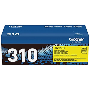 Brother Genuine TN310Y Color Laser Yellow Toner Cartridge