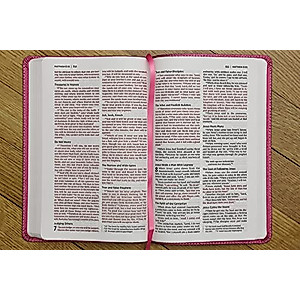 NIV, Bible for Kids, Leathersoft, Pink, Red Letter, Comfort Print: Thinline Edition