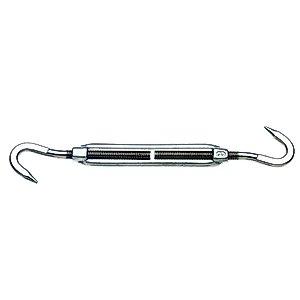 Coolaroo 472009 Turnbuckle with Hook Installation Accessories and Parts, SAIL Hardware, Shade, M8 8 mm or.31, Stainless Steel