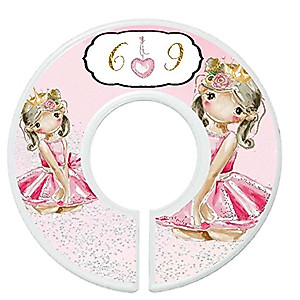 Mumsy Goose Nursery Closet Dividers Closet Organizers Baby Girl Clothes Dividers Ballerina