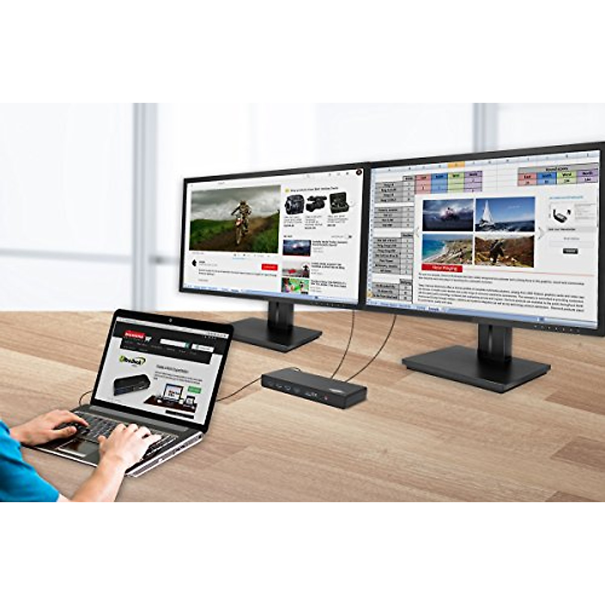 Diamond Multimedia (DS6950) Ultra Dock 5K/4K USB Type-C, Type-A Docking Station and Compatible with Thunderbolt 3 Laptops/Desktop PC’s